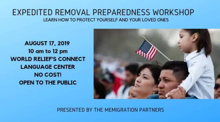 Expedited Removal Prepardedness Workshop | Community Legal Center